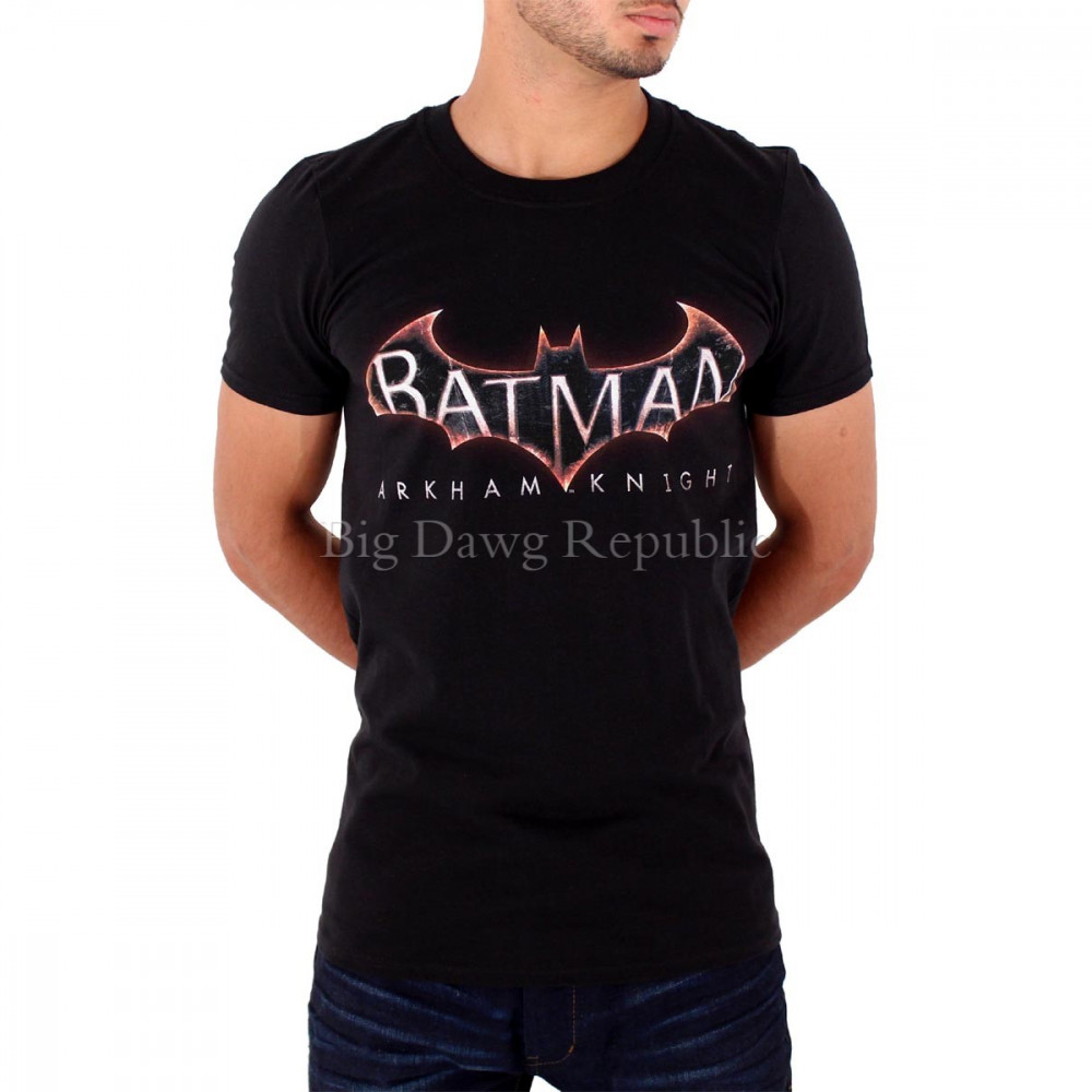 Ringspun Men's Batman Arkham Black T-Shirts