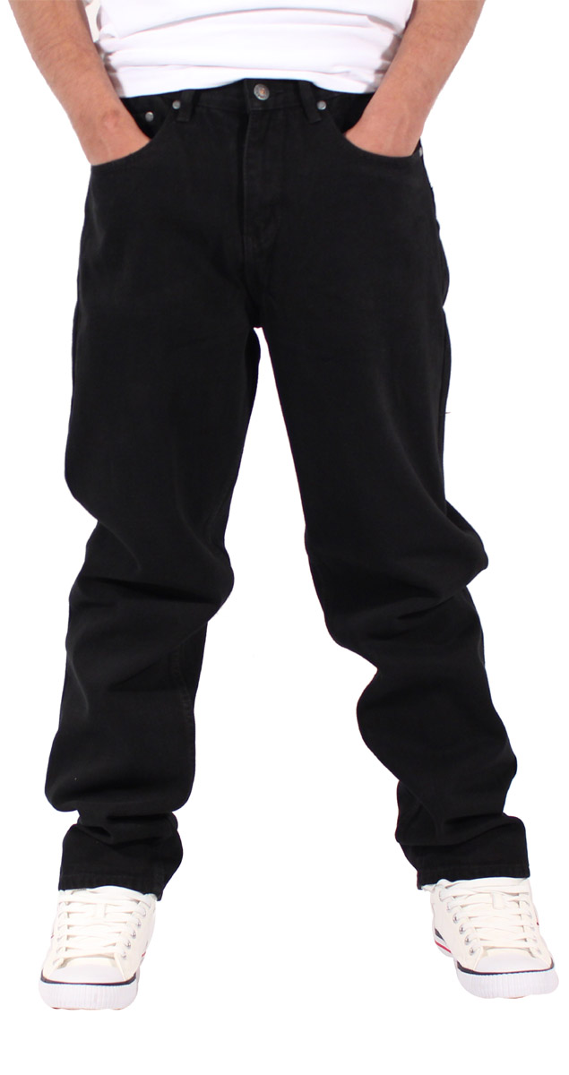 Georgio Peviani Men's Black Comfort Fit Denim Jeans