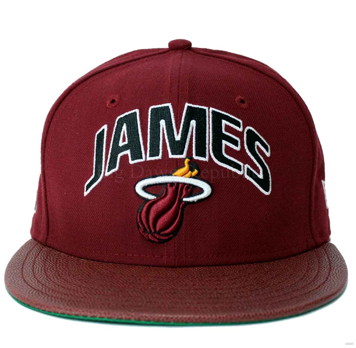 New Era NBA 59Fifty Players Miami Heat James LeBron Fitted Baseball Cap