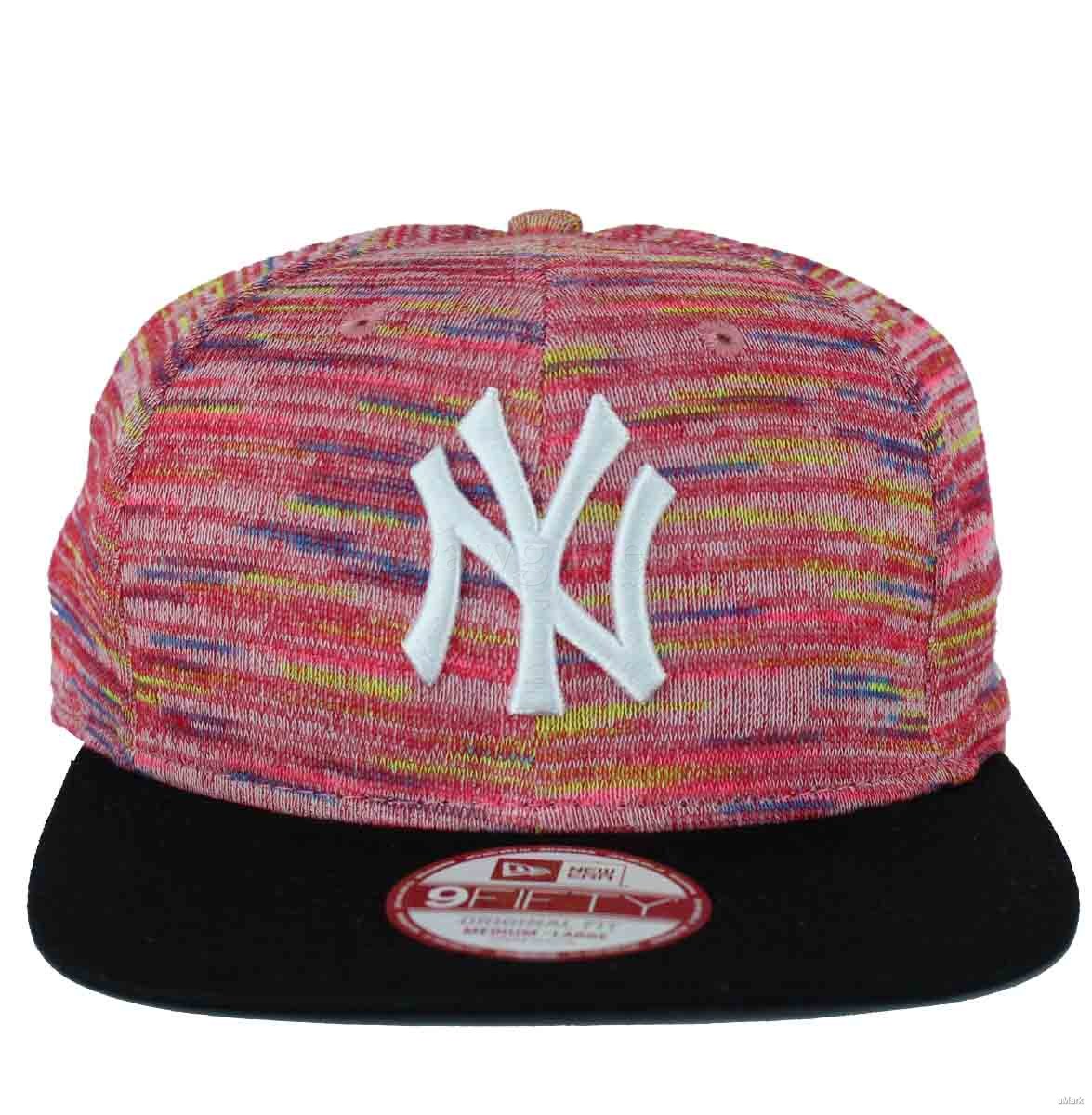 New Era MLB 9Fifty Light Weight Rose Pink Knitted NY New York Yankees ...