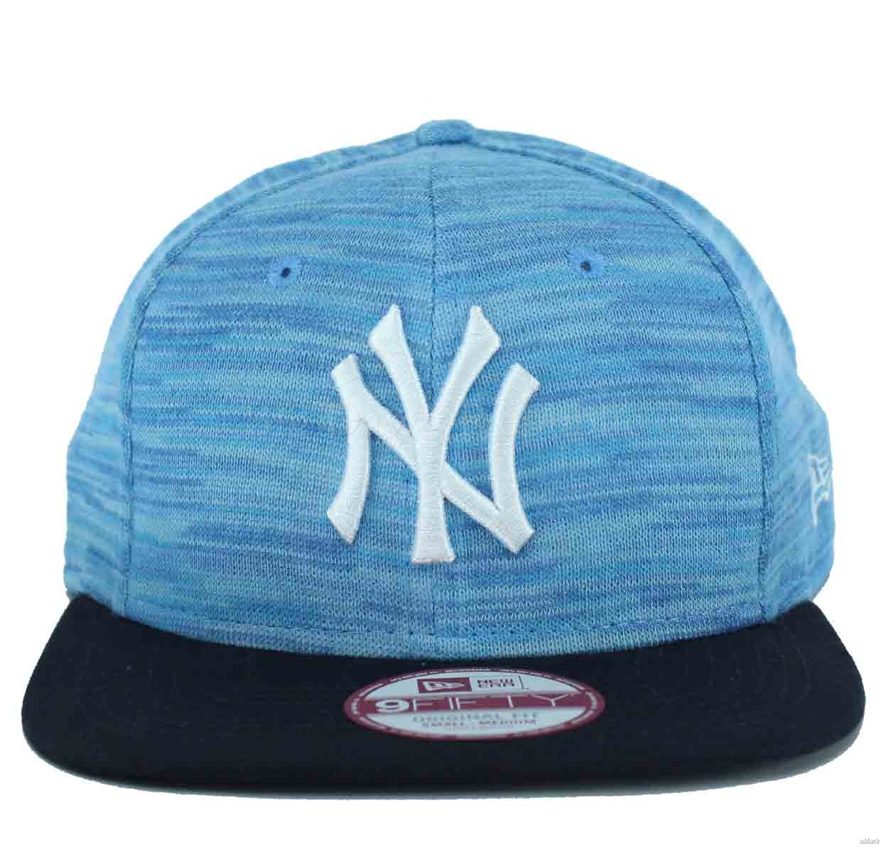 New Era MLB 9Fifty Light Weight Sky Blue Knitted NY New York Yankees ...