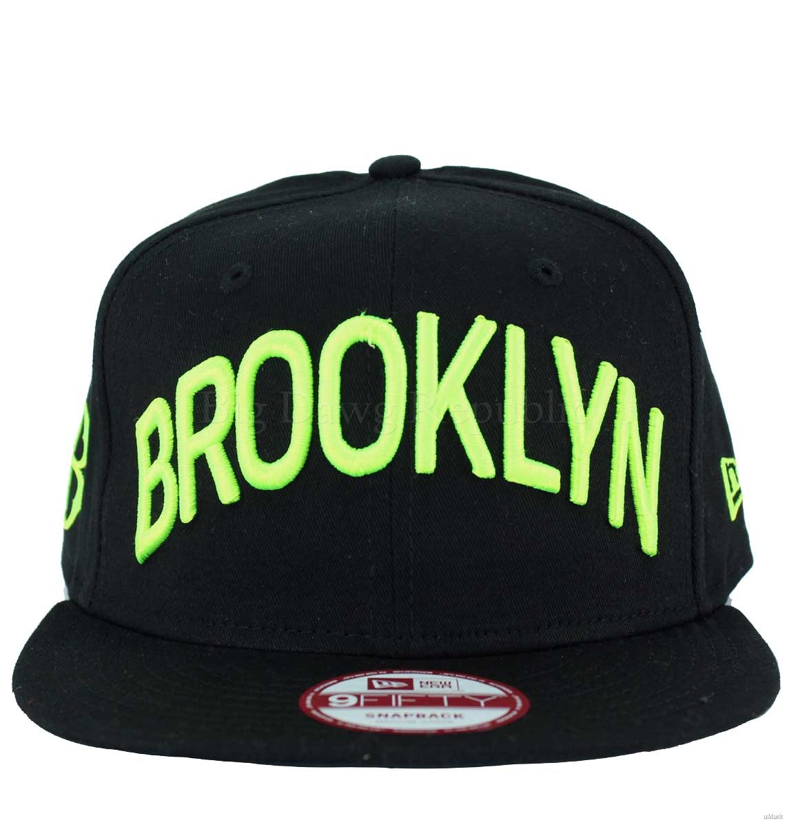 New Era MLB 9Fifty Brooklyn Dodgers Black Snapback Caps