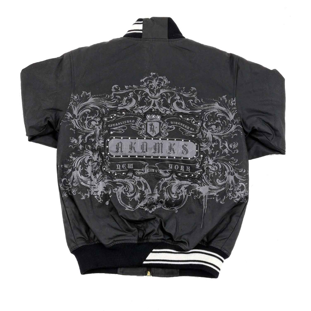 Akademiks Men's Designer Bomber Baseball Jacket