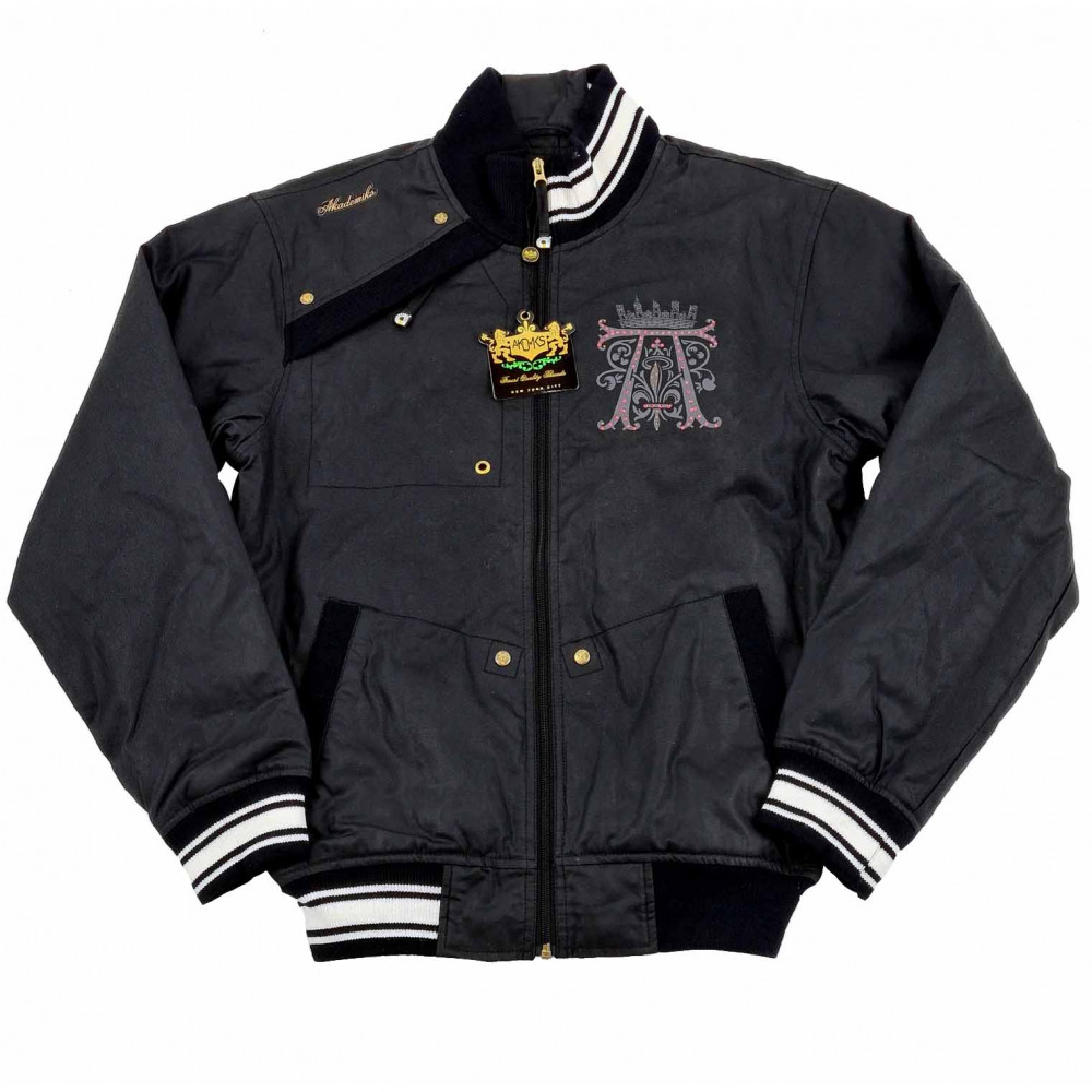 Akademiks Men's Designer Bomber Baseball Jacket
